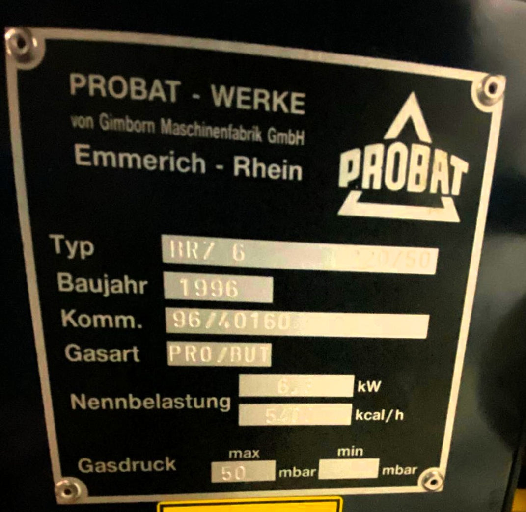 Sample Roaster - Probat BRZ6 - 1996 - Excellent Condition - Used ...
