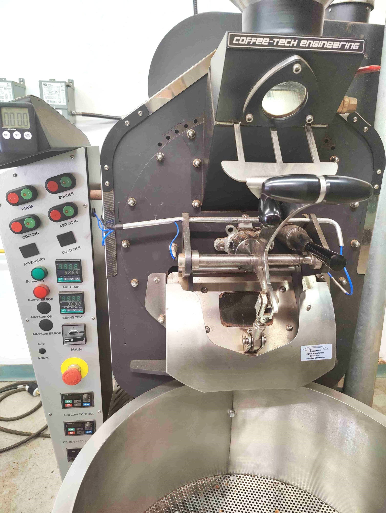 15 Kg Coffee Tech Ghibli R15 Commercial Roaster - Used — CoffeeTec