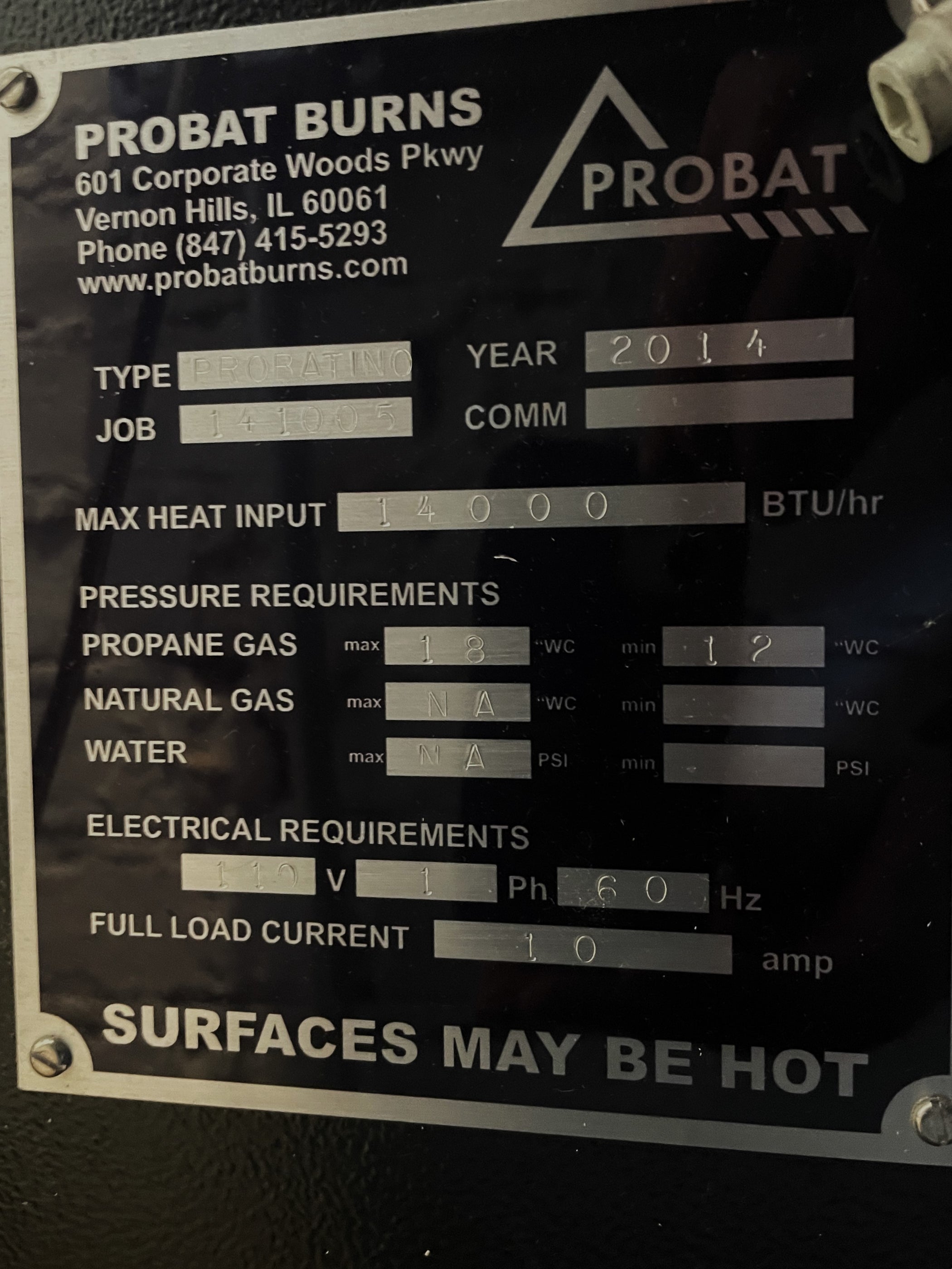 1 Kg Probat Probatino Roaster 2014: Used — CoffeeTec