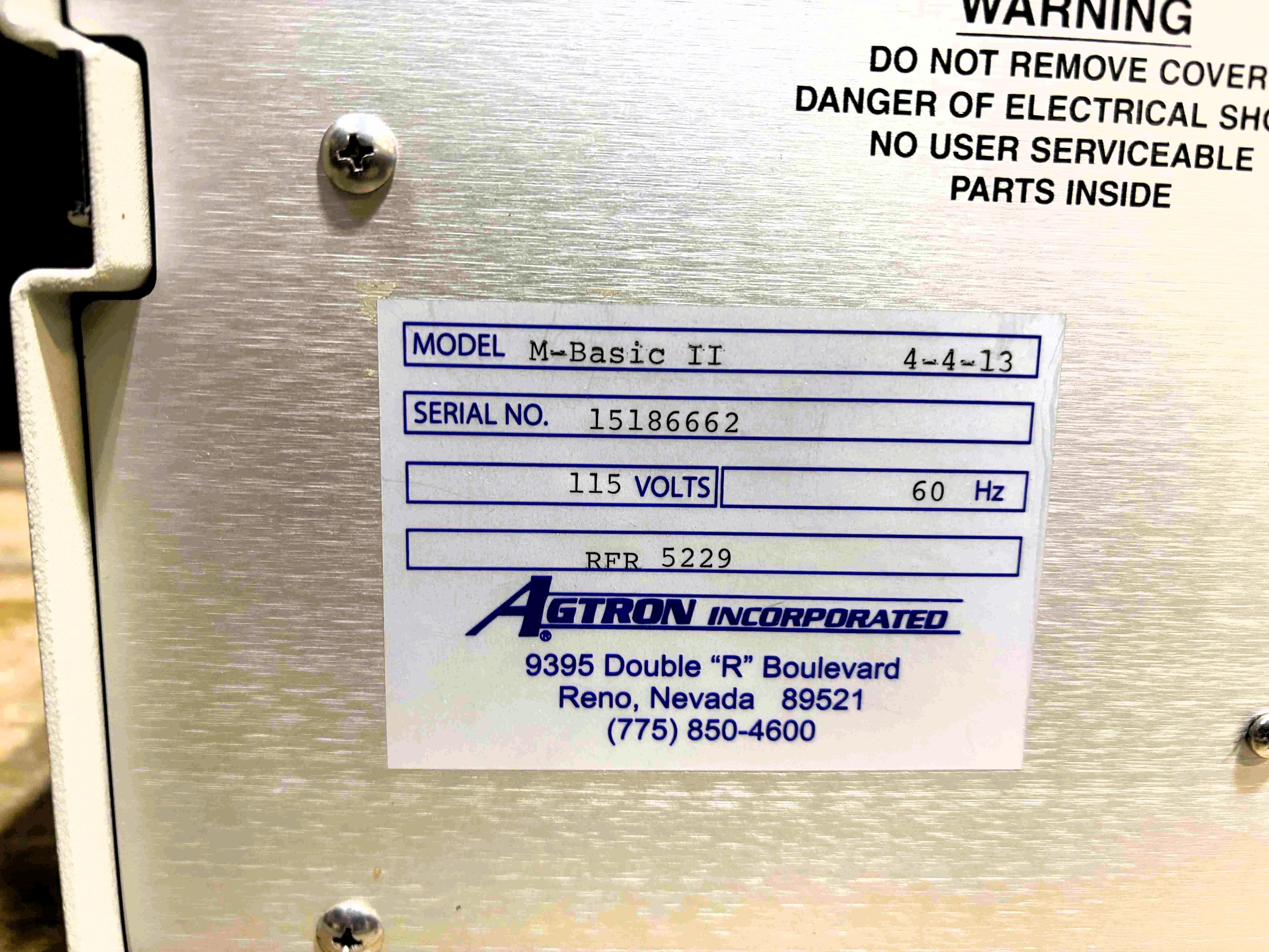 Agtron M Series Basic 2 Roast Color Analyzer - 2013 Model - Used ...