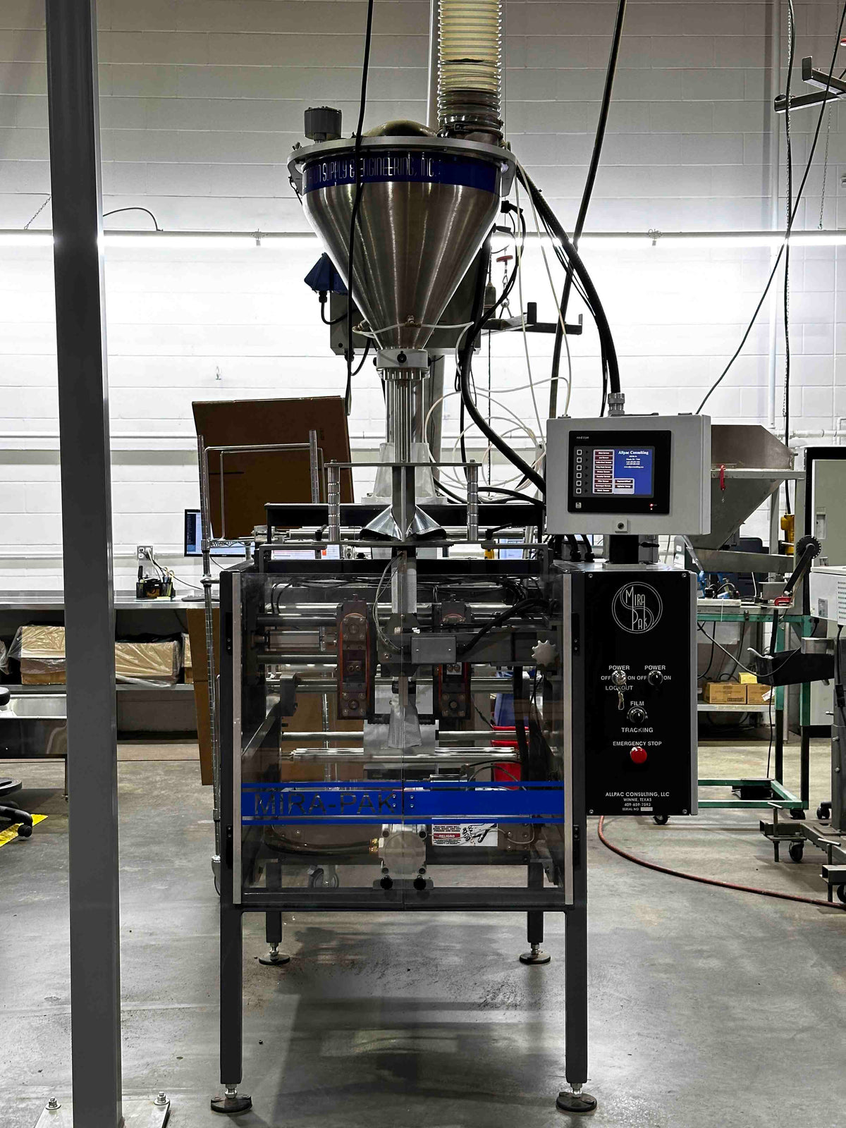 Mira-Pak Coffee Packaging Machine and DomiNoPrinter - Used — CoffeeTec