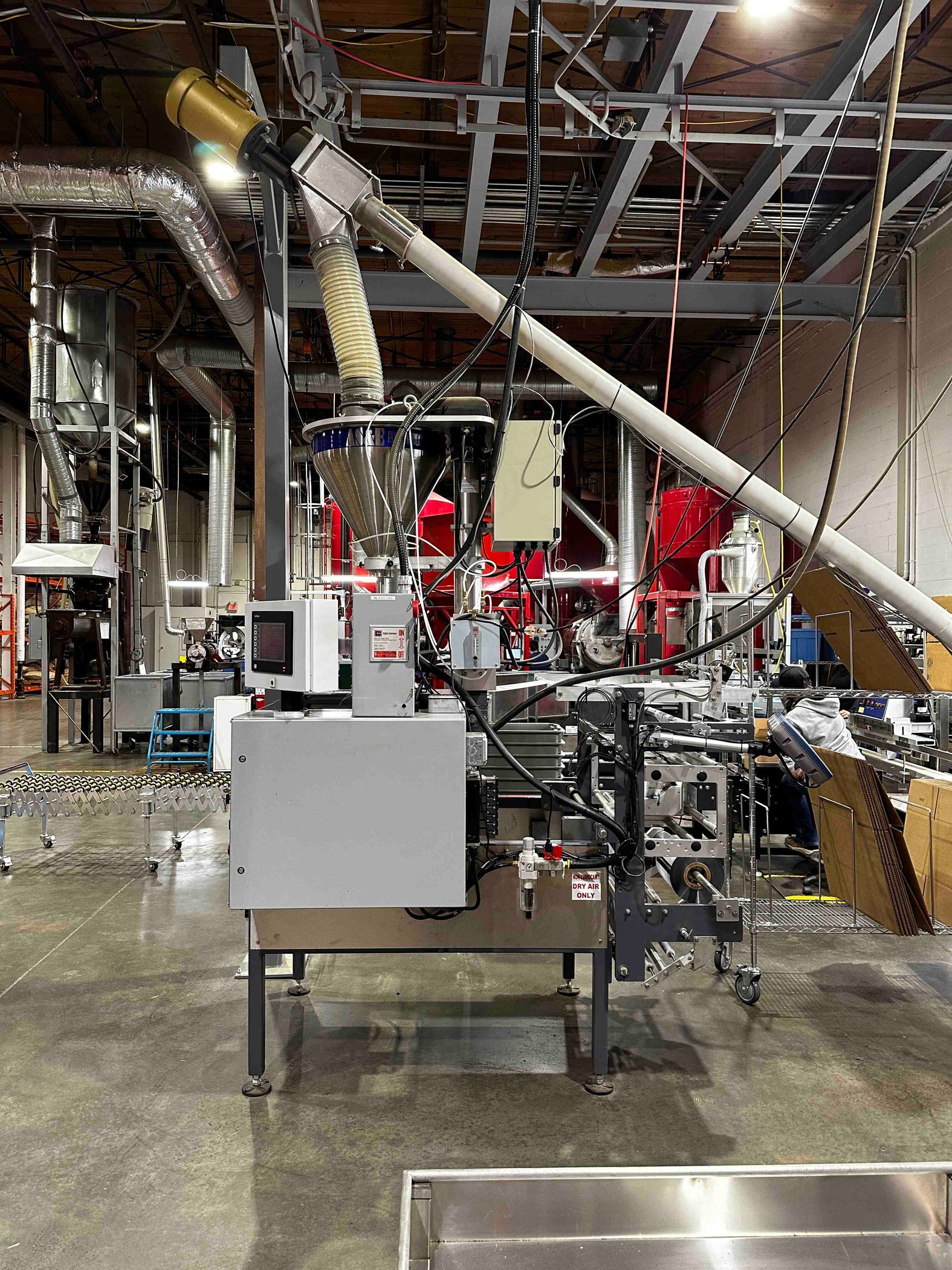Mira-Pak Coffee Packaging Machine and DomiNoPrinter - Used — CoffeeTec