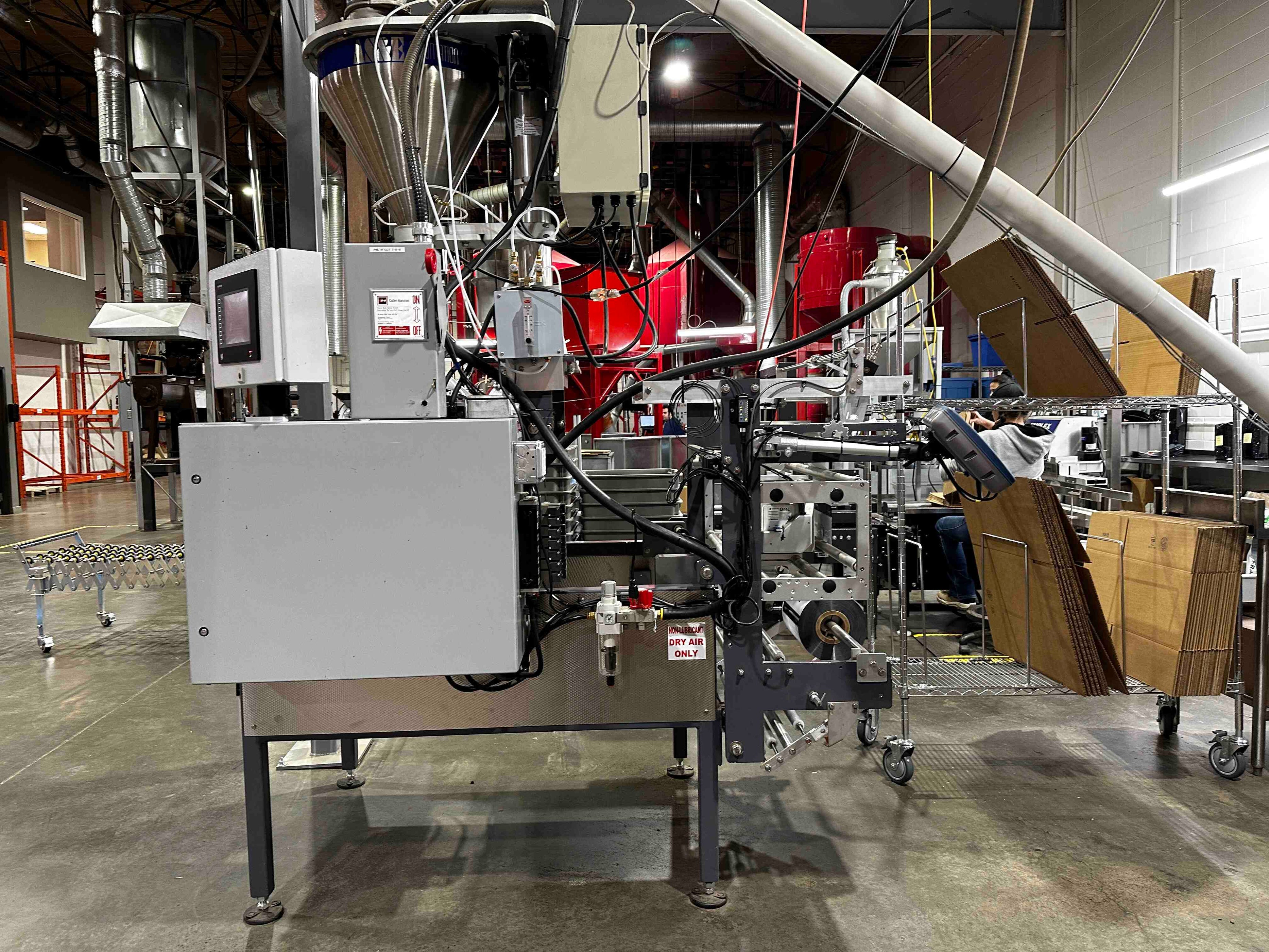 Mira-Pak Coffee Packaging Machine and DomiNoPrinter - Used — CoffeeTec