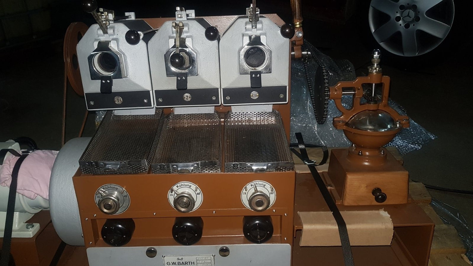 Barth Electro 3 Barrel Sample Roaster with Original Grinder — CoffeeTec