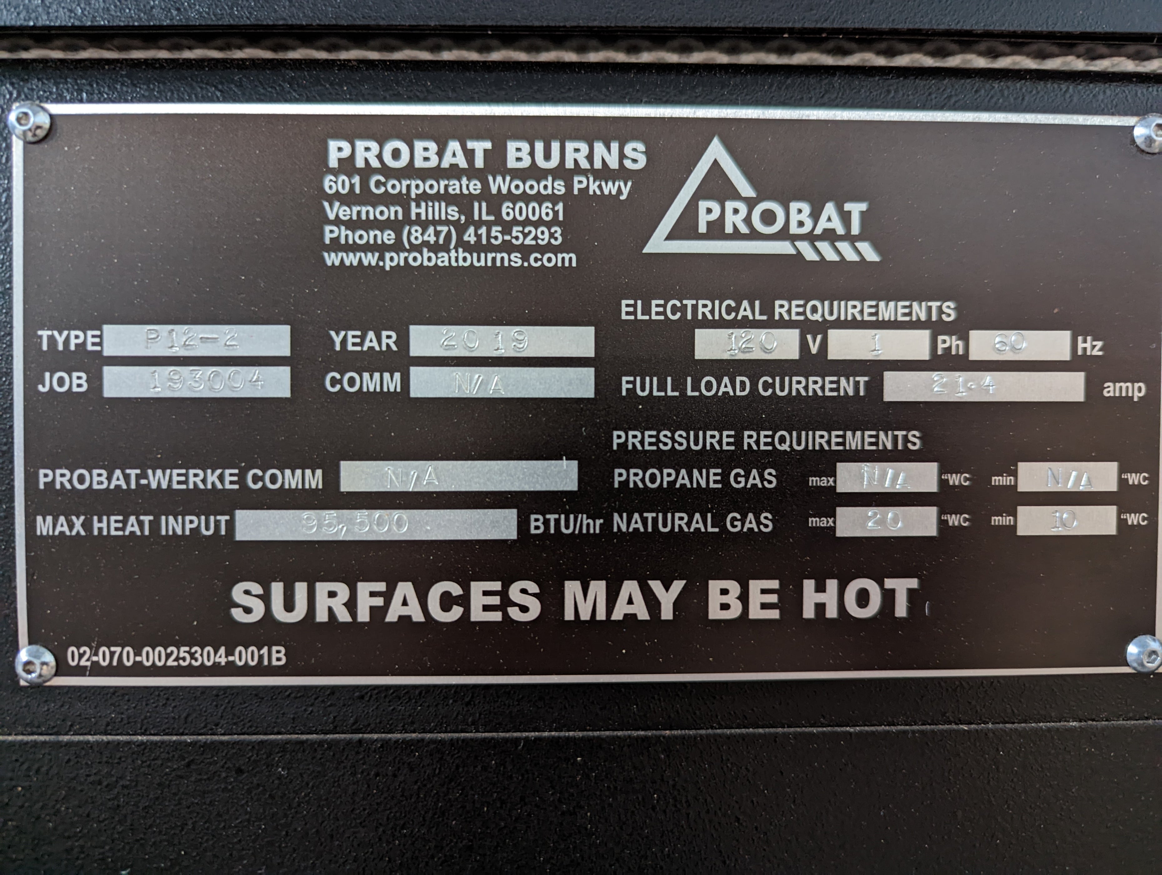 12 kilo P12/2 Probat - Used — CoffeeTec